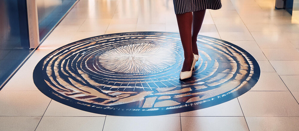 The 6 Benefits of Floor Graphics