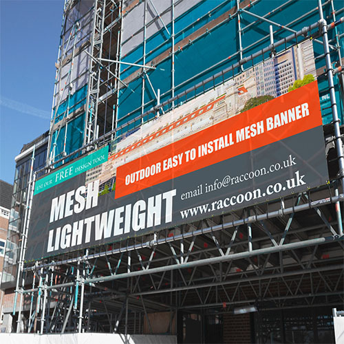 Hemmed & Eyeletted PVC Mesh Banners